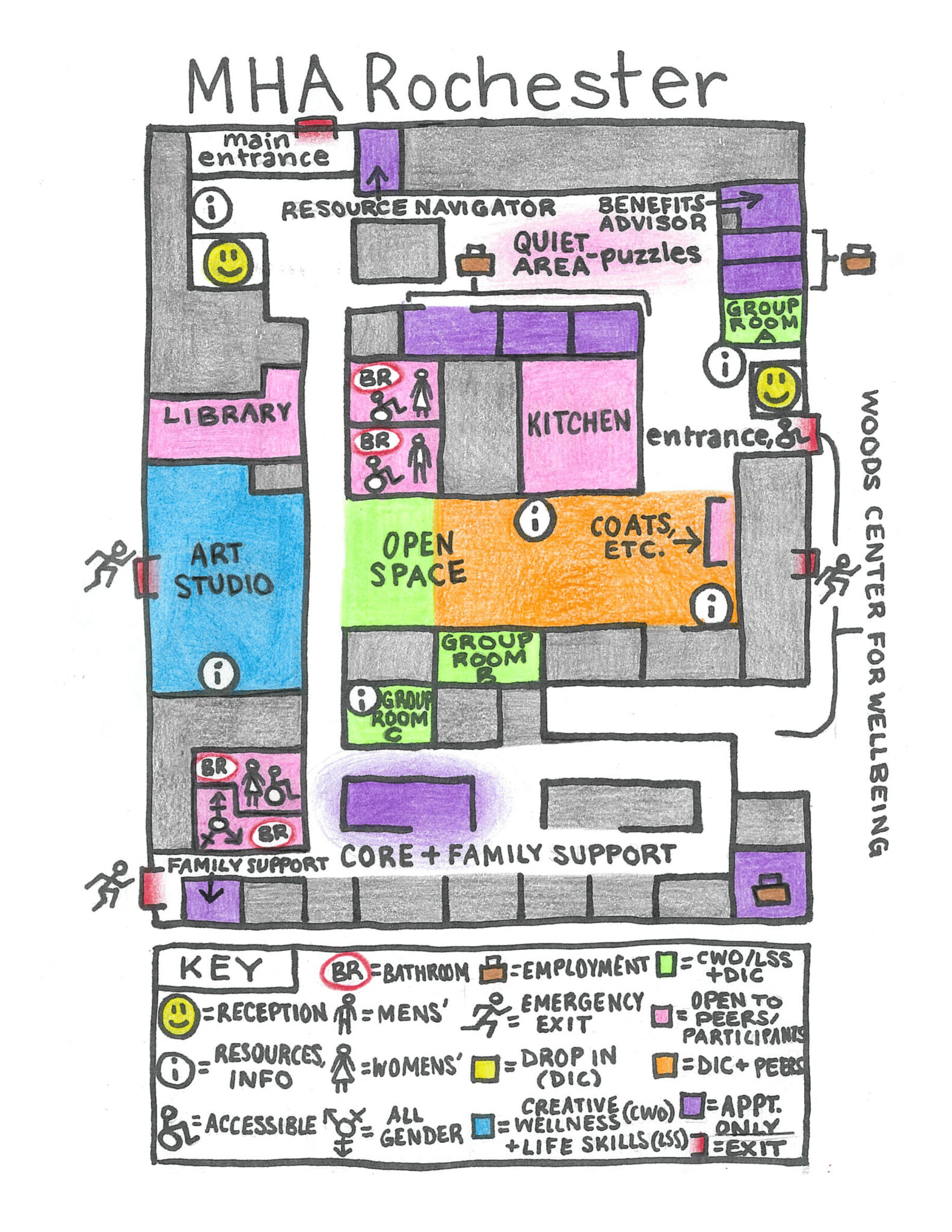 MHA Facility Map | Mental Health Association of Rochester, NY